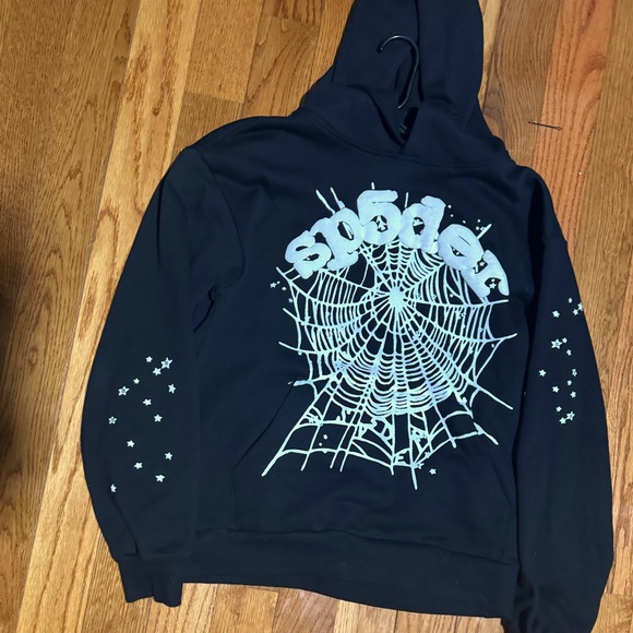 sp5der | Sweaters | Sp5der Og Web Hoodie Black | Poshmark